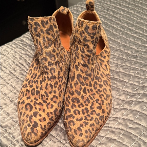 Lucky Brand | Shoes | Lucky Brand Animal Print Ankle Booties | Poshmark